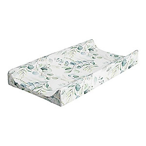 Changing Pad Cover Boy Girl - Baby Changing Table Covers for Girls - Farmhouse Nursery Decor by JLIKA (Greenery)