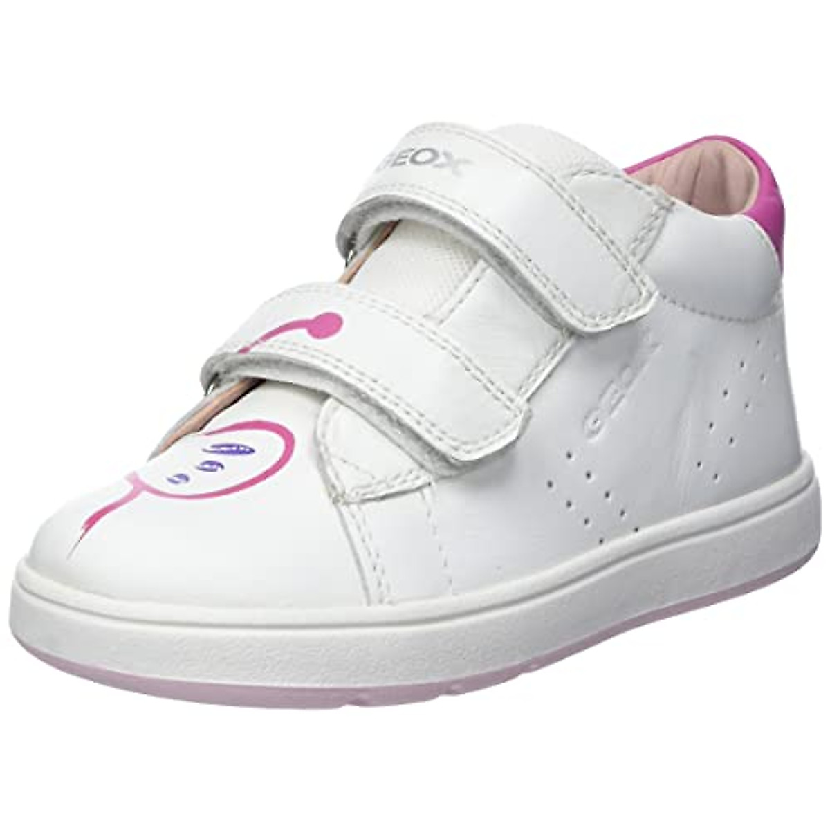 Geox Biglia 6 First Steps Shoe, Girls, Toddler, White, Size 6.5