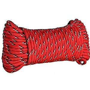 Everbilt 72515 Paracord in Red, 1/8" x 50'