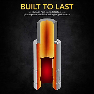 LEXIVON Master HEX Bit Socket Set, Premium S2 Alloy Steel | Complete 32-Piece, SAE and Metric Set | Enhanced Storage Case (LX-144)