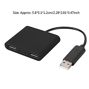 Kadimendium Mouse Converter, Mobile Aiming Shooting Mouse Accessory with Converter for Game Console for Mouse Adaptation for Game Lover