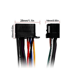 Wire Harness Replacement Harness Power Cord Harness Speaker Plug Compatible with Pioneer CDP1269, YDP5039, QDP3013 Speaker Plug (2010-2011)