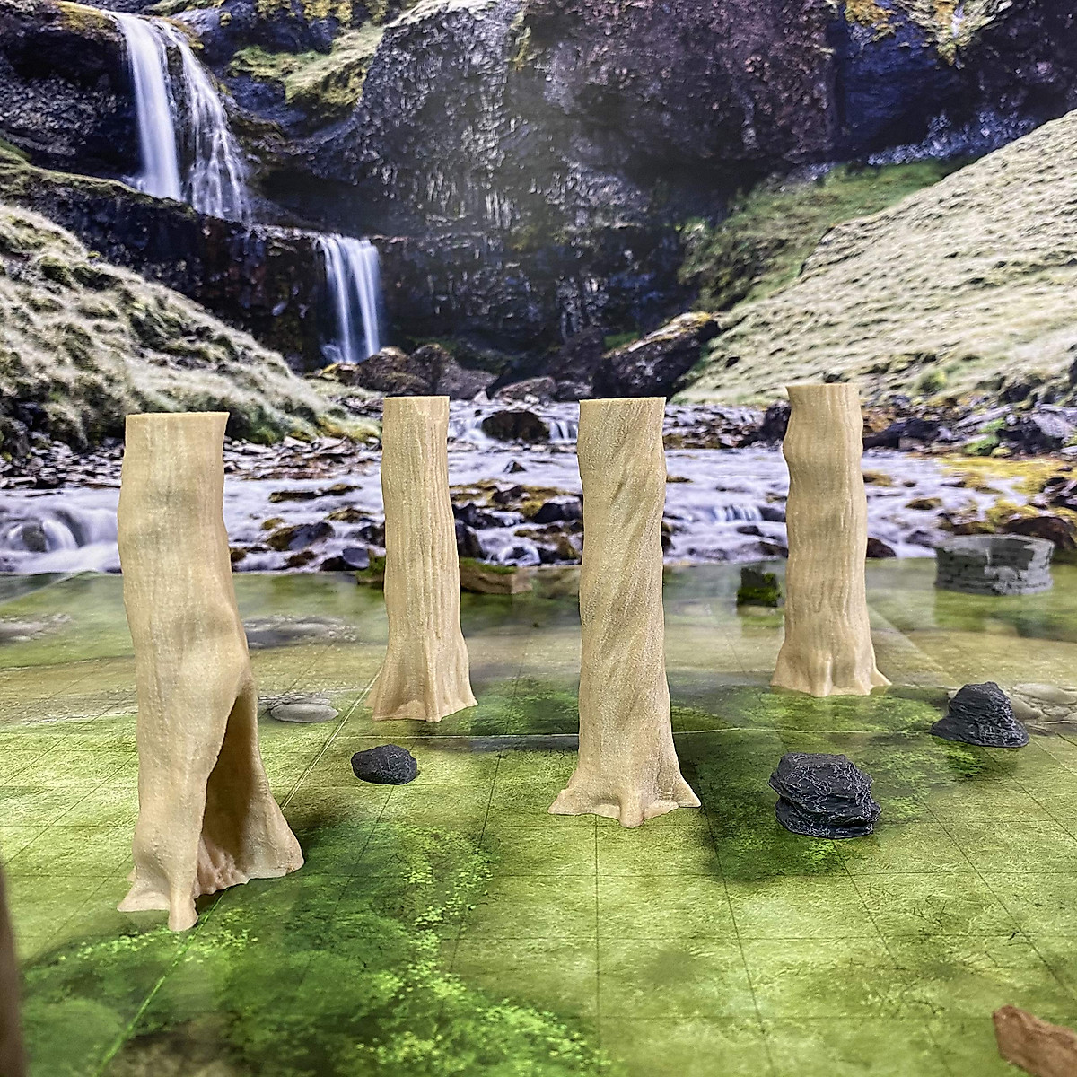 Extruded Gaming Beech Trees Set 1