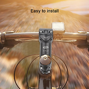 Tbest Bike Stem,Up Angled Bike Stem,Mountain Bike Stem,Wake Adjustable Bike ycle Handlebar Stem Suitable for Mountain Bike,Road Bike,BMX, Carbon Road Bike stem