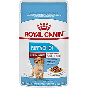 Royal Canin Medium Puppy Wet Dog Food, 4.9 oz cans 10-count