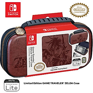 Cokem International Ltd. Nintendo Switch Lite Game Traveler Deluxe Travel Case - The Legend of Zelda, Brown - Nintendo Switch