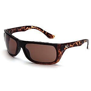 Venture Gear Vallejo Safety Glasses Tortoise Frame/Bronze Anti-Fog Lens