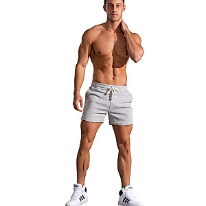 Men's 4" Extra Soft Gym Short Athletic Lounge Shorts