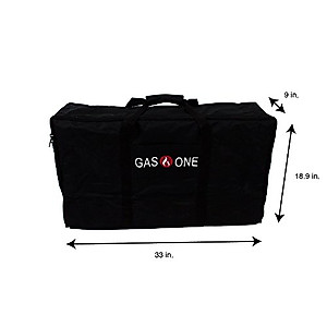 GasOne New Propane Stove Burner Universal Carry Bag for Double Burner Cooker Grills Heavy Duty, 50460