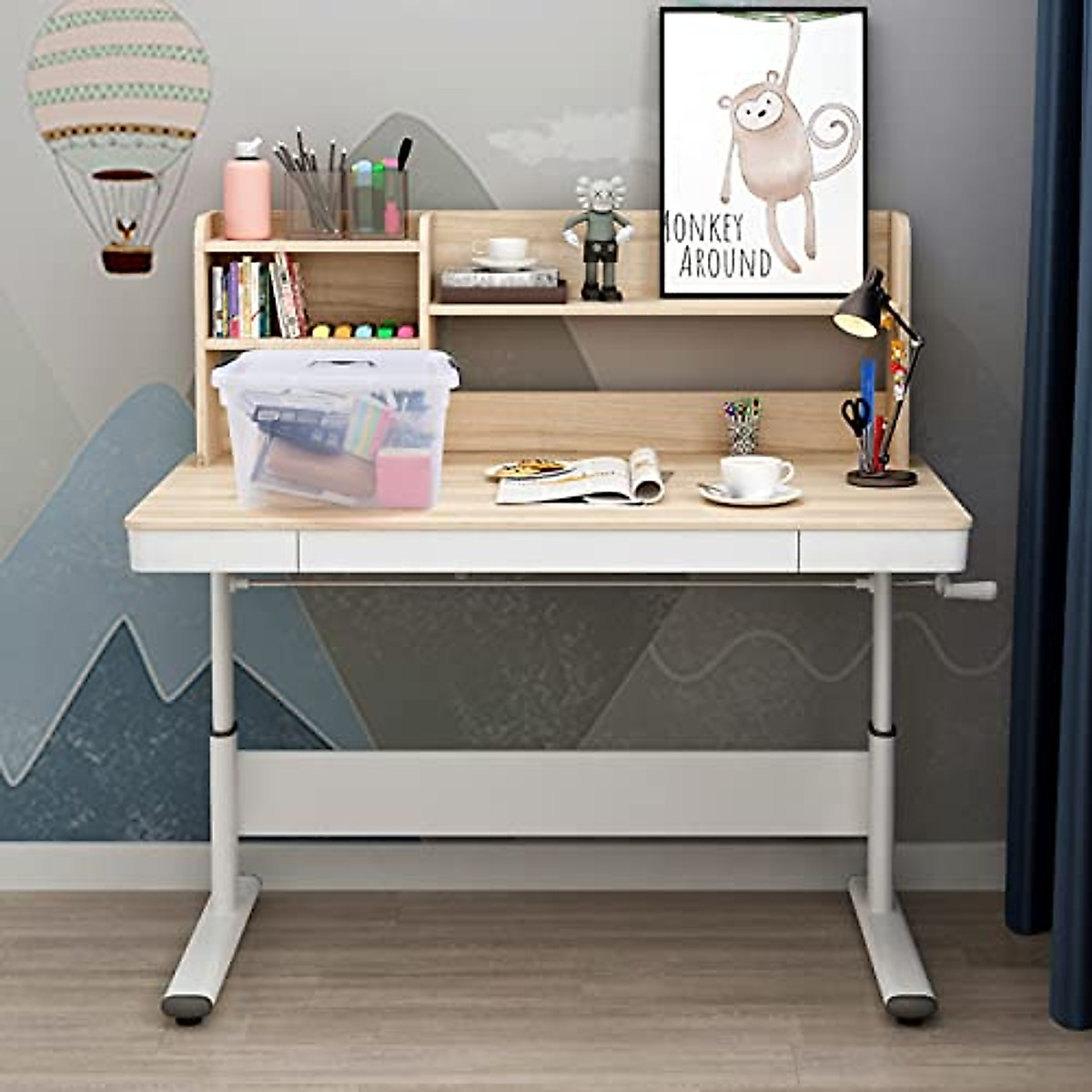 Vababa 10 L Clear Plastic Latch Storage Box with Handle, 4-Pack Storage Bin