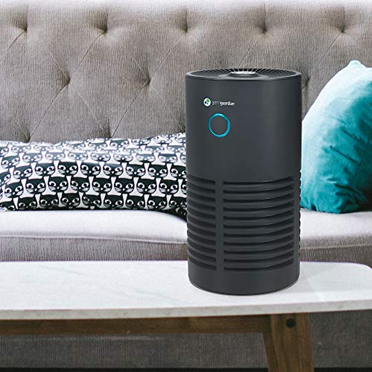 Germ Guardian True HEPA Filter Air Purifier for Home, Office, Bedrooms, Filters Allergies, Pollen, Smoke, Dust, Pet Dander, UV-C Sanitizer Eliminates Germs, Mold, Odors, Quiet 4-in-1 AC4700BDLX