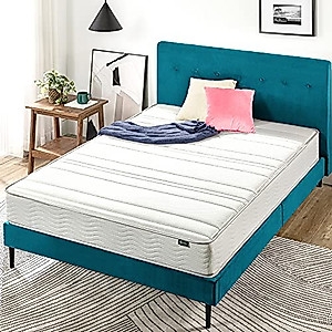 ZINUS 10 Inch Foam and Spring Mattress, Full, CertiPUR-US Certified Foams, Mattress in A Box, White