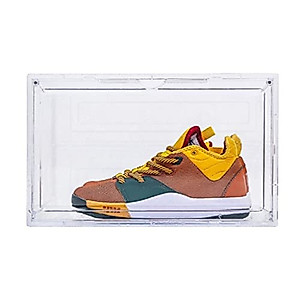 WALNUTA Clear Plastic Shoe Box with Magnetic Closure Stackable Storage Case Shoe Organizer Collection Display for Men Women (Color : A)