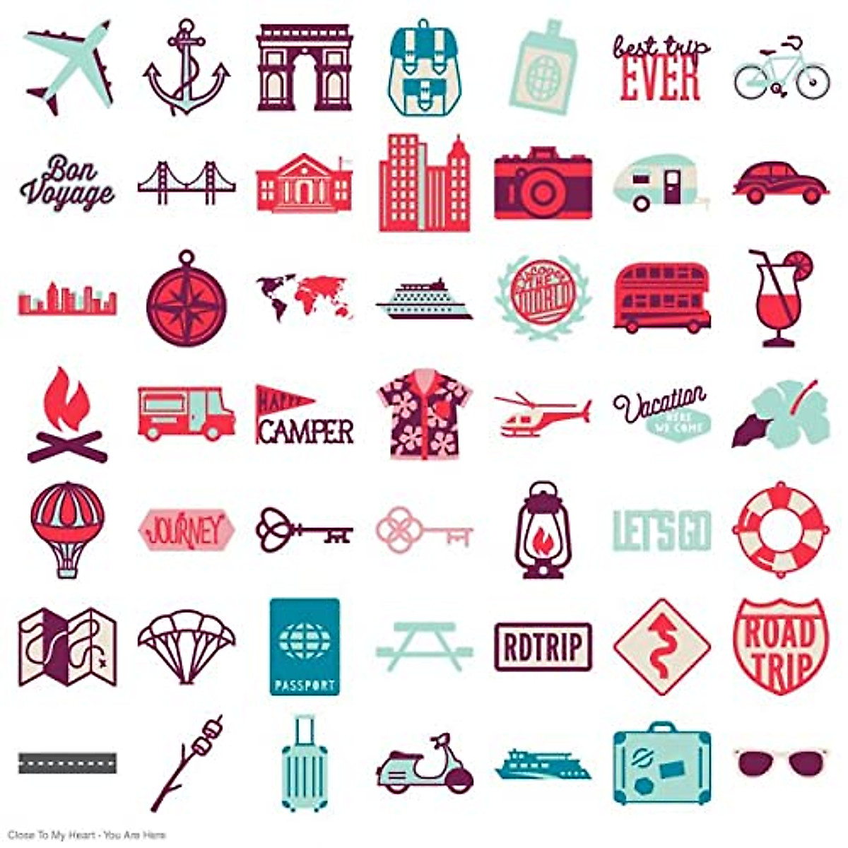 You are Here Cricut Cartridge by Close to My Heart