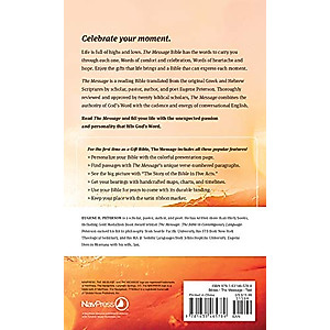 The Message Deluxe Gift Bible (Leather-Look, Brown/Saddle Tan): The Bible in Contemporary Language