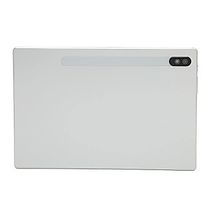 HD Tablet, 5G WiFi White 10 Inch Tablet 6GB RAM 256GB ROM for Home (US Plug)