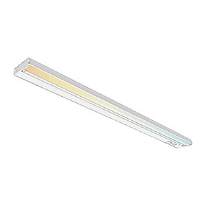 Parmida LED Technologies LED Under Cabinet Lighting, Hardwired Installation, 32 Inch, 24W, 3CCT Color Selectable - 3000K/4000K/5000K, ETL Listed, 120V, Dimmable, 1850 Lumens, White Finish