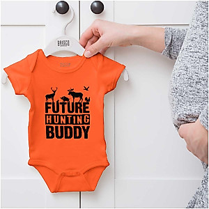 Brisco Brands Future Hunting Buddy Little Hunter Baby Romper Boys or Girls