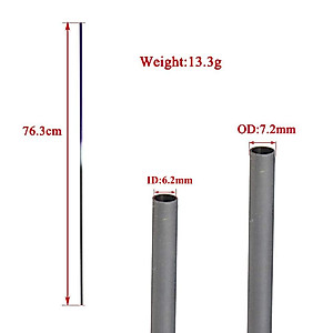 SHARROW 30 Inch Archery Pure Carbon Arrows Shaft ID 6.2mm Spine 250 300 350 400 450 500 550 600 Arrows Shaft for DIY Compound Recurve Bows Hunting (Purple, Spine 250)