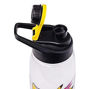 Silver Buffalo Pokémon Skate Graffiti Electrifying Pikachu Tritan Water Bottle, Screw Top Lid, 28 Ounces