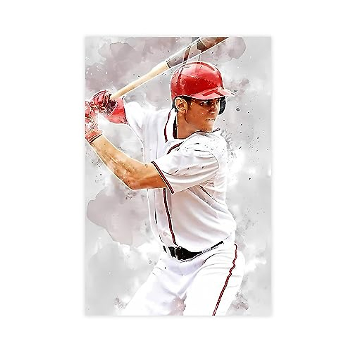 Baseball Poster Trea Turner Canvas Poster Bedroom Decor Sports Landscape Office Room Decor Gift Unframe: Unframe:08x12inch(20x30cm)