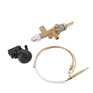 GUOFALDE Low Pressure Propane Gas Fire Pit with Thermocouple, Patio Heater Repair Replacement Parts for Room Space Heater Outdoor Patio Heater, Barbecue Grills, Fire Pits, Fireplaces