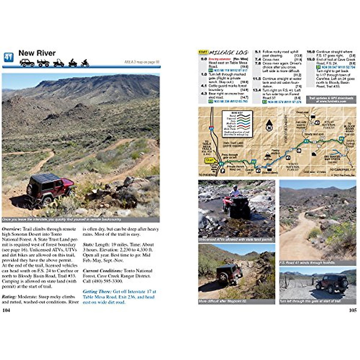 Guide to Arizona Backroads & 4-Wheel-Drive Trails: Easy, Moderate, Difficult