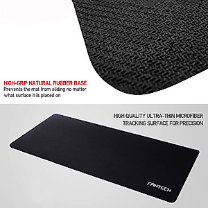 Mouse Pad, Large Extended Comfortable Rubber Gaming Mouse Mat Mousepad for Computer Laptop & PC Black