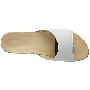 Woody Women's Heidi Mules, White Weiss 005, 10