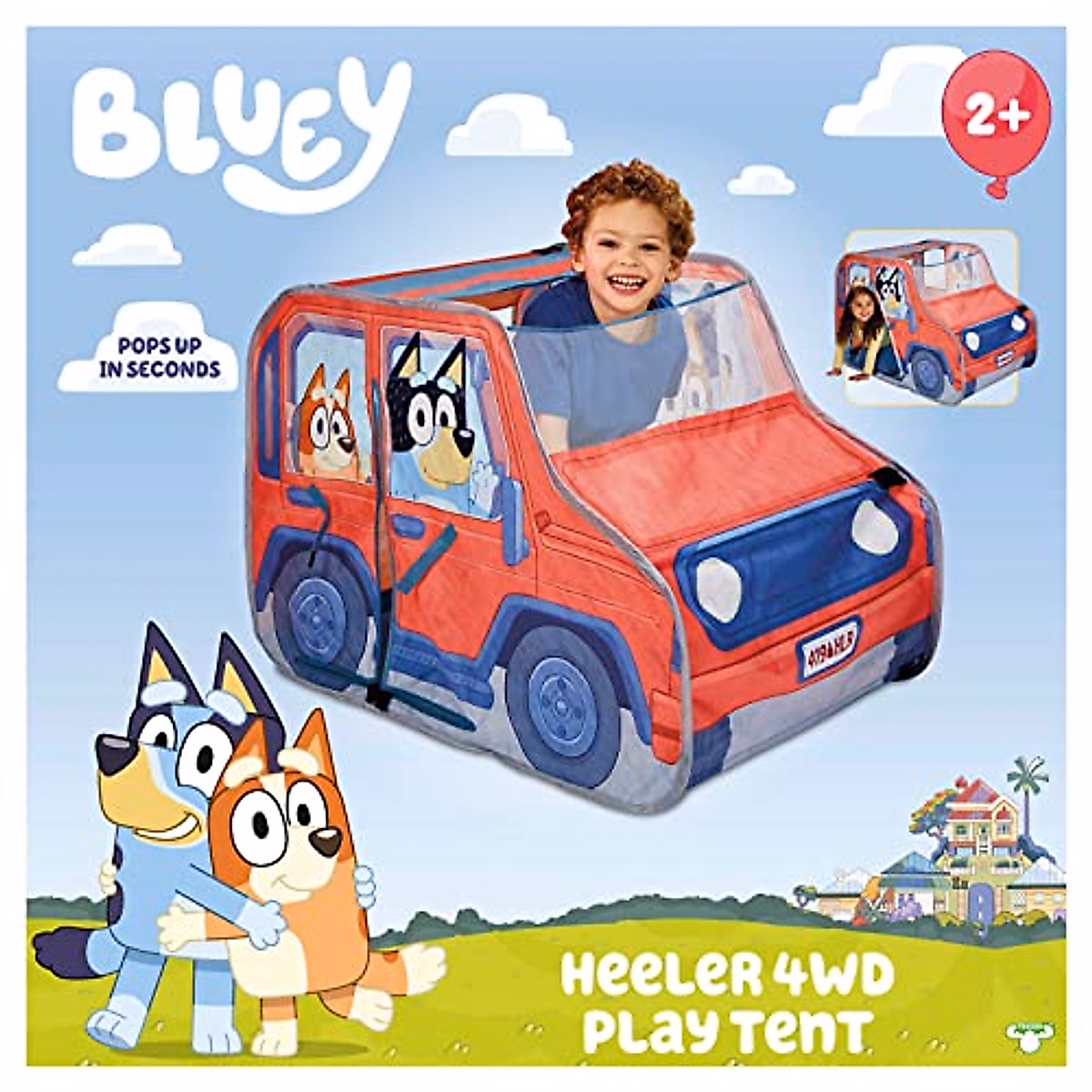 Bluey Heeler 4WD Pop Up Play Tent