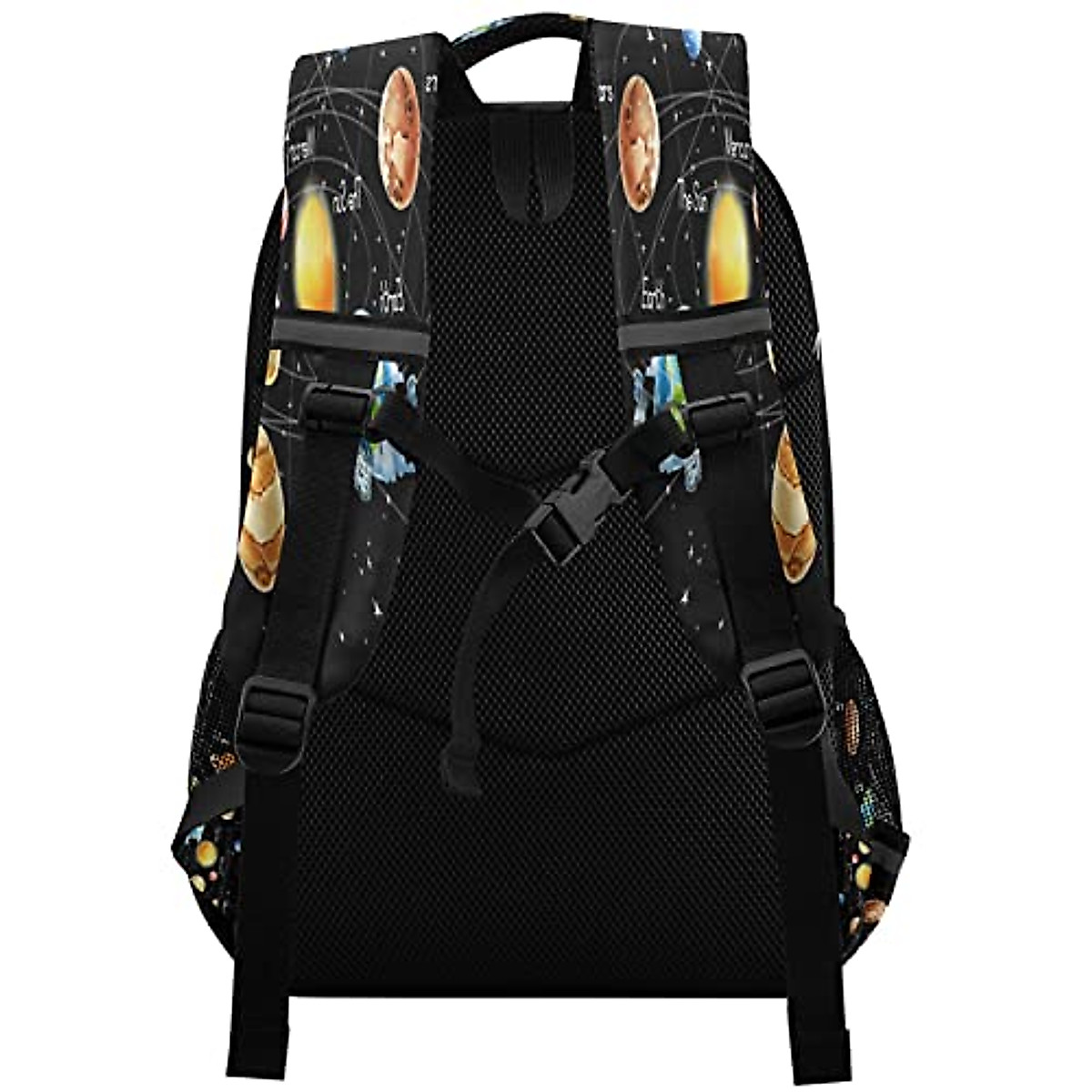 Dussdil Solar System Space Student Schoolbag School Backpack Universe Galaxy Kids Backpacks 16 inch Laptop Book Bag Casual Daypack Back Pack Travel Sports Bags for Teens Girls Boys