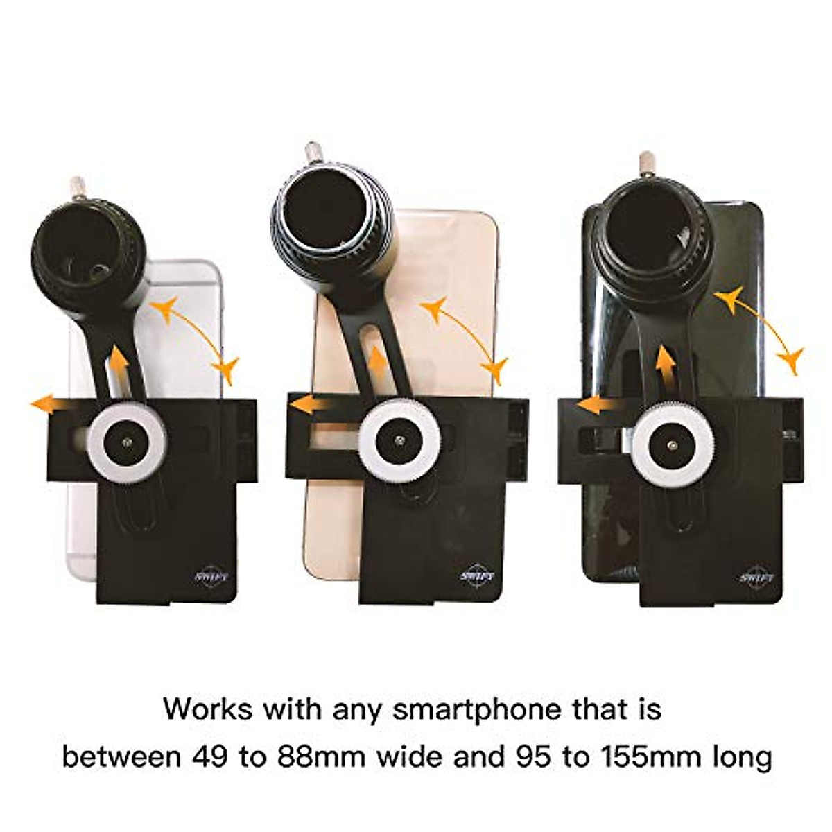 Swift Microscope Lens Adapter,Smartphone Camera Adapter Mount, Microscope Accessory (Fits 28mm Eyepieces)