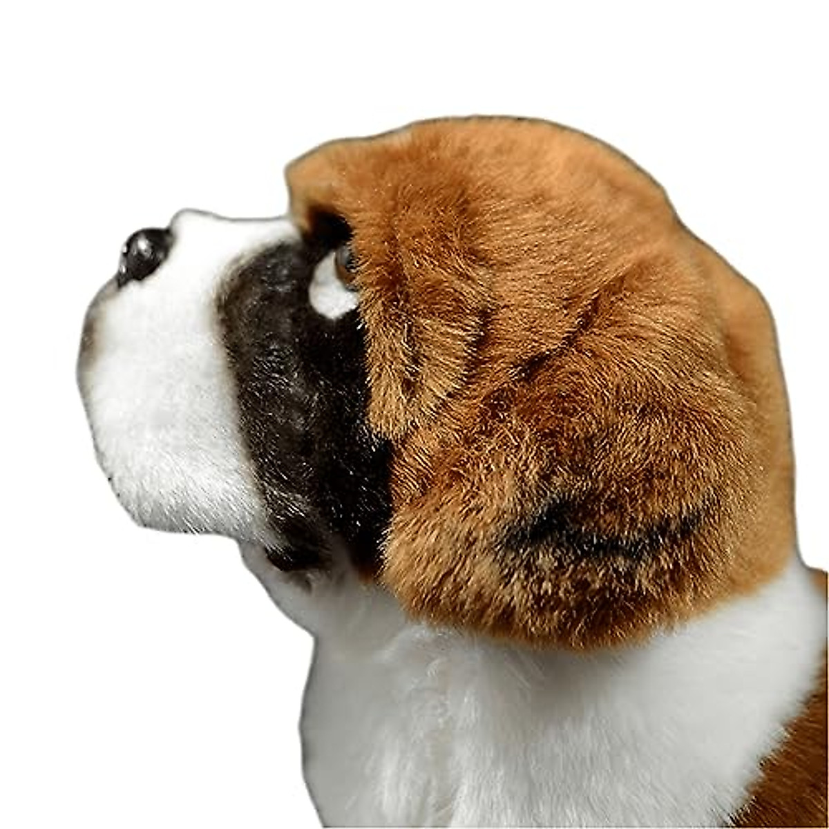 FRANKIEZHOU Saint Bernard Realistic Dog Stuffed Animal-Brown 10.24",Puppy Plush Toy, Dog Stuffed Animal,Soft and Durable, Toy for Boy,Girl Toys,Gifts for Kids, Pillow Gift,Home Decor,Hugging Toy