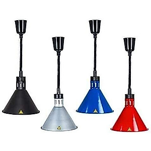 Heating Lamp for Food Warmer Commercial Buffet Food Heating lamp, 270mm Single-Head Hanging Food Heating lamp Food Heater Retractable Food Heating lamp 110V / 220V