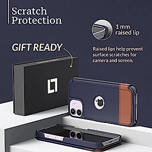 LUPA Legacy iPhone 11 Wallet Case for Women and Men - Case with Card Holder - [Slim + Durable] - Faux Leather -Flip Cell Phone case- i Phone 11 Purse Cases - Folio Cover - Desert Sky