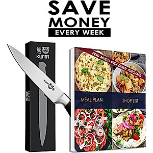 KUMA Paring Knife - 3.5 Inch Pro Bolster Japanese Profile Kitchen Knife For Detailing With Ease - Stainless Steel Vegetable & Fruit Knife With Ergonomic Design