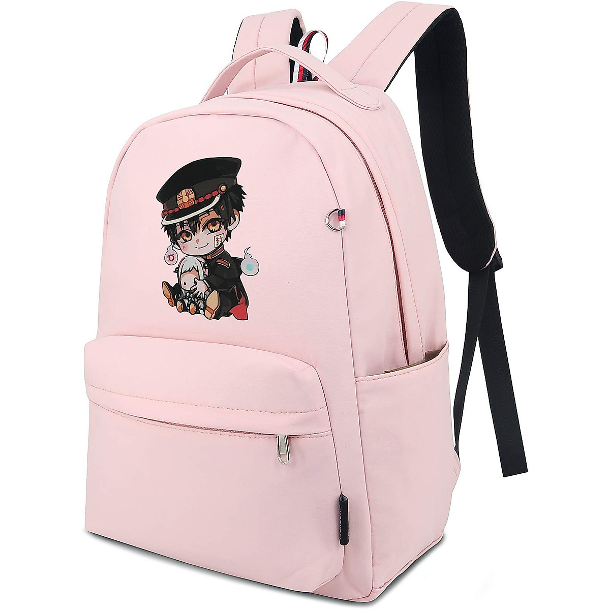 Roffatide Anime Toilet Bound Hanako Kun Backpack Yugi Amane Backpack Lightweight Nylon Backpack Printed Schoolbag Daypack Pink