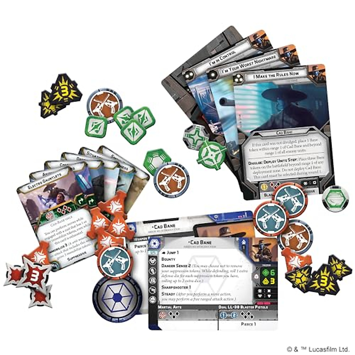 Star Wars Legion Cad Bane Expansion | Two Player Battle Game | Miniatures Game | Strategy Game for Adults and Teens | Ages 14+ | Avg. Playtime 3 Hours | Made by Atomic Mass Games