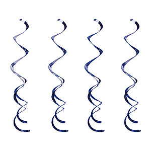 Creative Converting Blue Graduation Dizzy Danglers, Assorted sizes