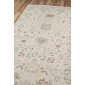 Momeni Anatolia Wool and Nylon Area Rug, 2' X 3' Beige