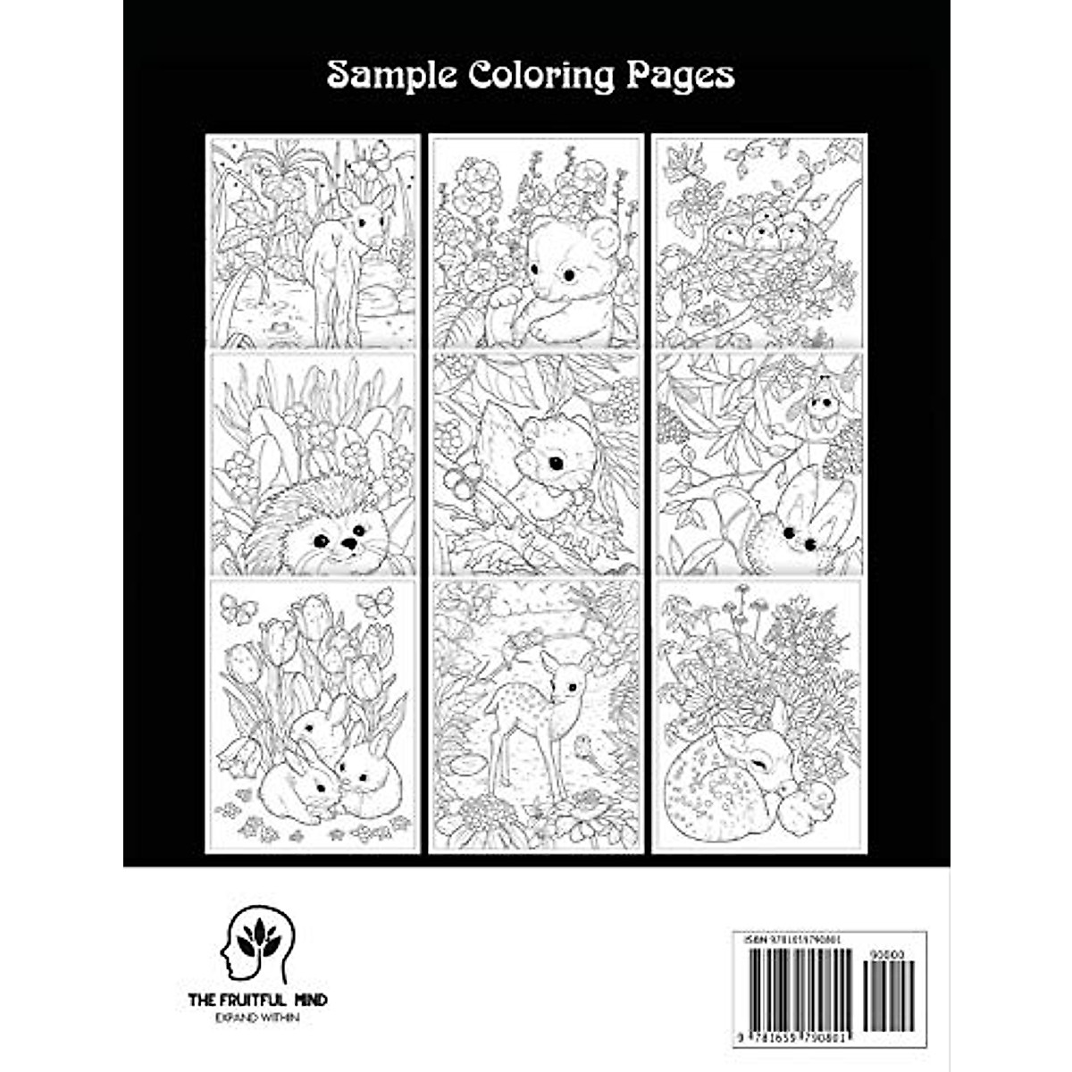 Baby Animals Coloring Book: An Adult Coloring Book Featuring Super Cute and Adorable Baby Woodland Animals for Stress Relief and Relaxation Vol. I