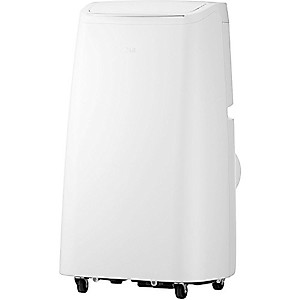 LG Portable 115V Air Conditioner - Rooms up to 200-sq ft, White