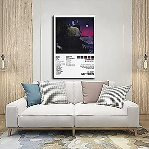 XIUXIN Lil Baby My Turn Posters Album Cover Canvas Poster Unframe: 12x18inch(30x45cm)