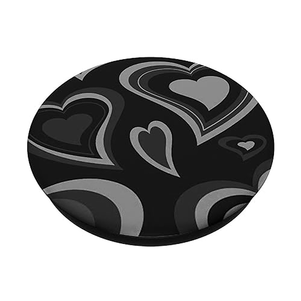 Black Hearts Aesthetic Vintage PopSockets Standard PopGrip