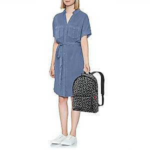 reisenthel Mini Maxi Rucksack, Foldable Travel Backpack with Built-in Carrying Pouch, Signature Black