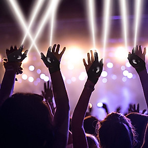 Frienda LED Flashlight Gloves Gifts for Men Light Fingerless Outdoor Fishing Gloves Tool Gadgets Gifts for Repairing Working in Places for Men Women Fishing Camping Christmas Birthday Gift (2)