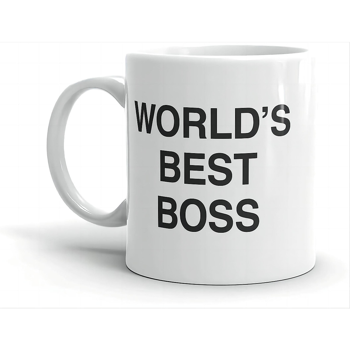 Worlds Best Boss Mug, The Office Coffee Mug, Office Decor, Gift for Office Fans Boss Coworkers or Friends 11oz