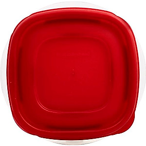 Rubbermaid Easy Find Lids Food Storage Container, 2 Cup, Racer Red