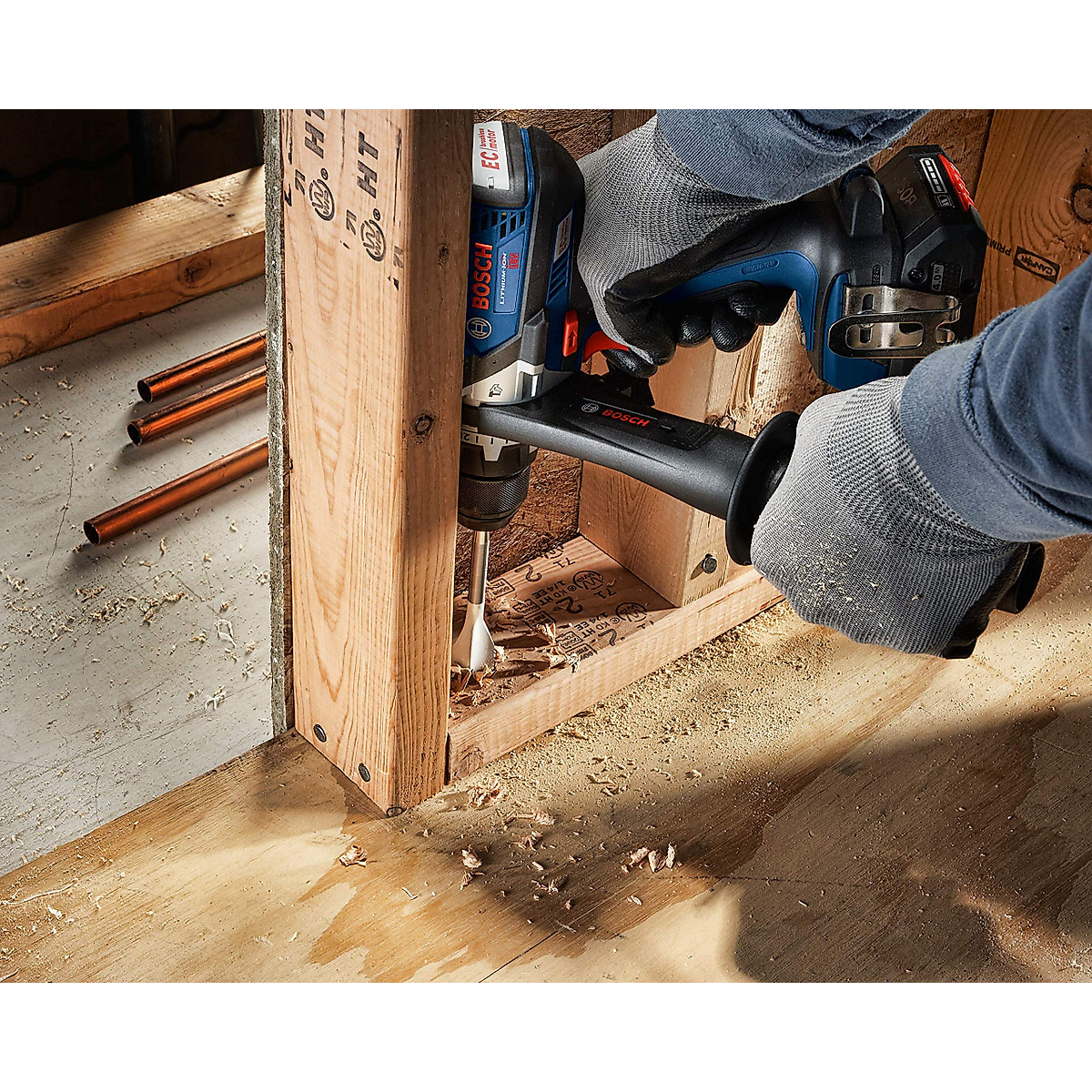 BOSCH NS1017 1-1/4 In. x 6 In. Nail Strike Wood-Boring Spade Bit