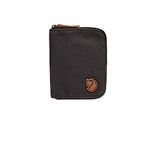 Fjällräven Unisex Zip - Zipper Wallet - Polyester and Cotton Construction - Internal Organization Slot Dark Grey One Size One Size